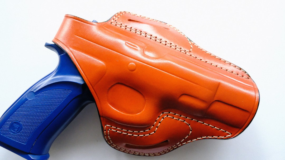 Cz 75,75B Handcrafted Leather OWB Holster (R.H) - Etsy