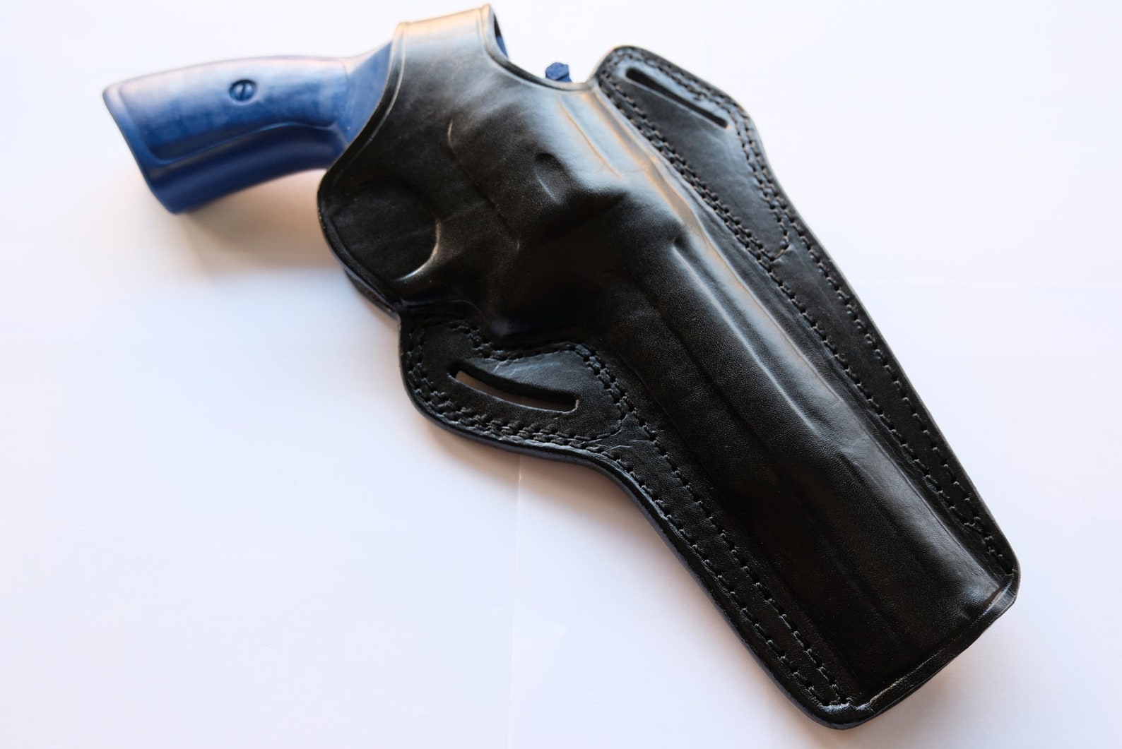 Leather Belt OWB Holster for Colt Python 357 Magnum 6-inch - Etsy