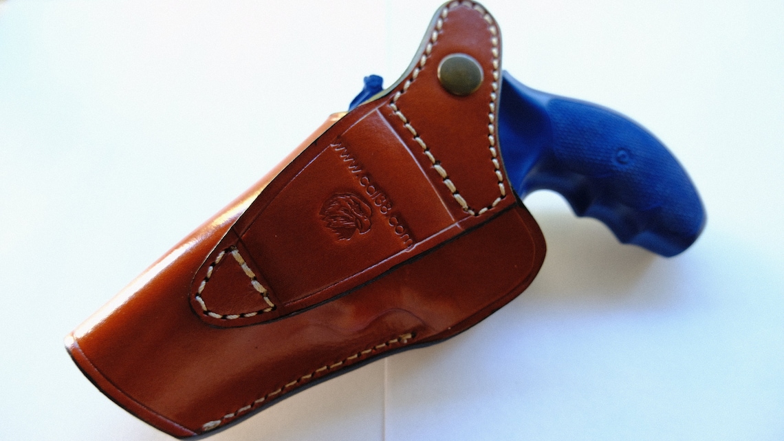 Leather IWB Holster For Smith and Wesson Model 60 Barrel 3 | Etsy