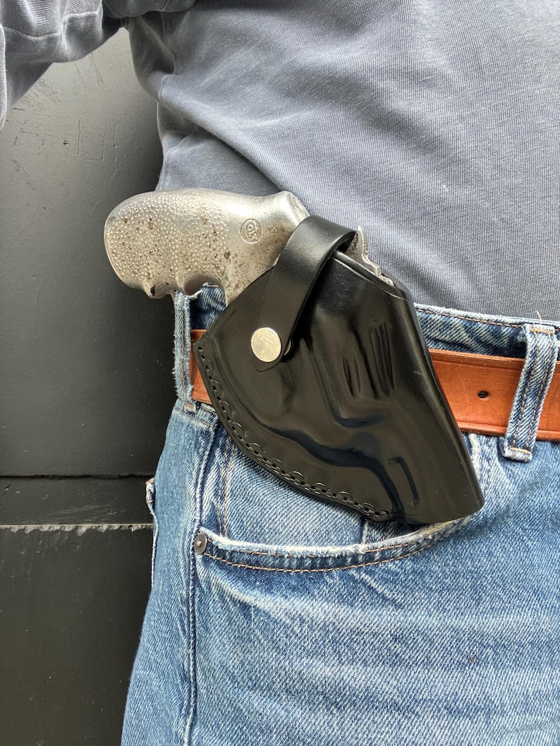 Leather Owb Hand Stitch Holster: Colt Cobra .38 Special 2" Barrel - Etsy