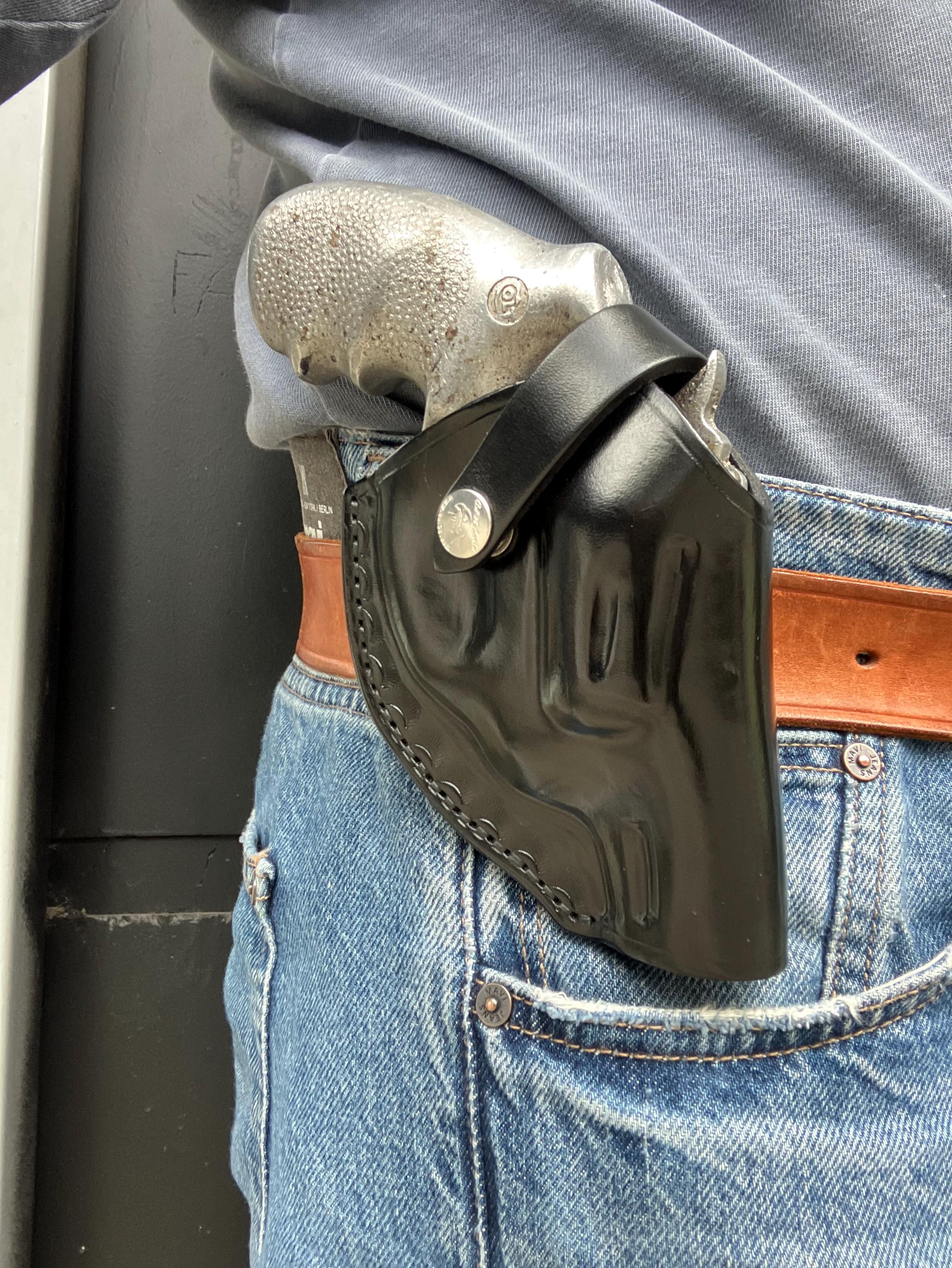 Leather Owb Hand Stitch Holster: Colt Cobra .38 Special 2" Barrel - Etsy