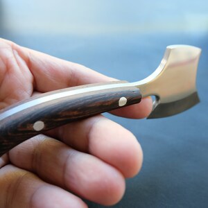 Purse Pocket Neck Mini Axe Hatchet With Leather Sheath wenge - Etsy