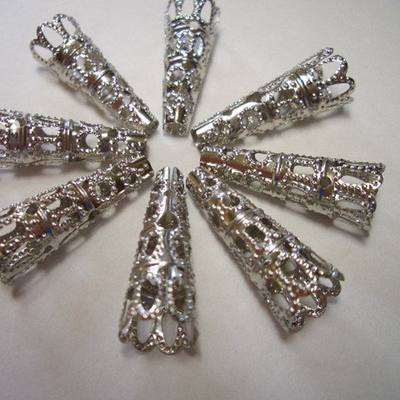 Filigree End Caps - Etsy