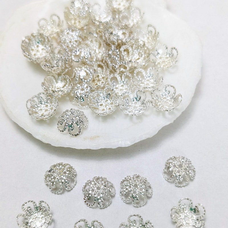 Filigree Bead Caps - Etsy