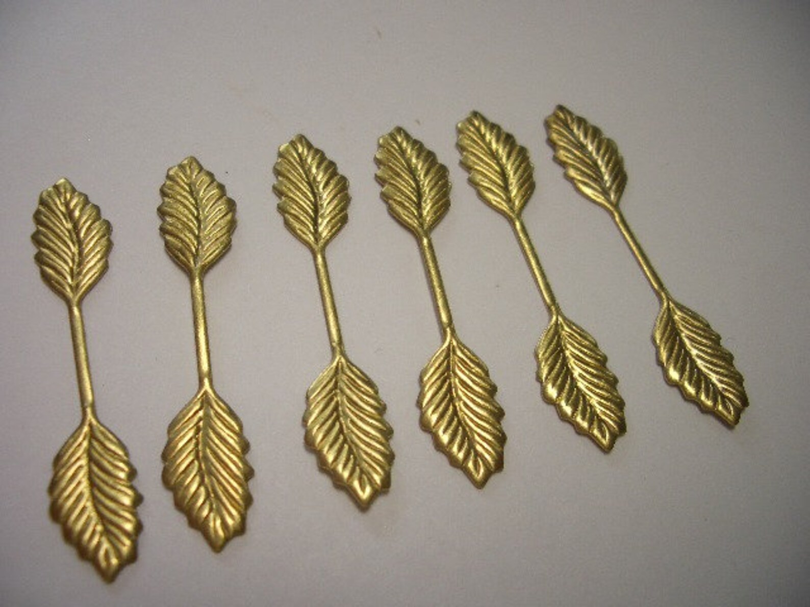 Leaf Bails Ca. 34 X 7mm Leaf Bail Brass Quality Fold Over | Etsy