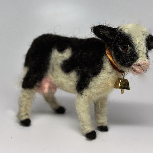 Felt Cow - Etsy