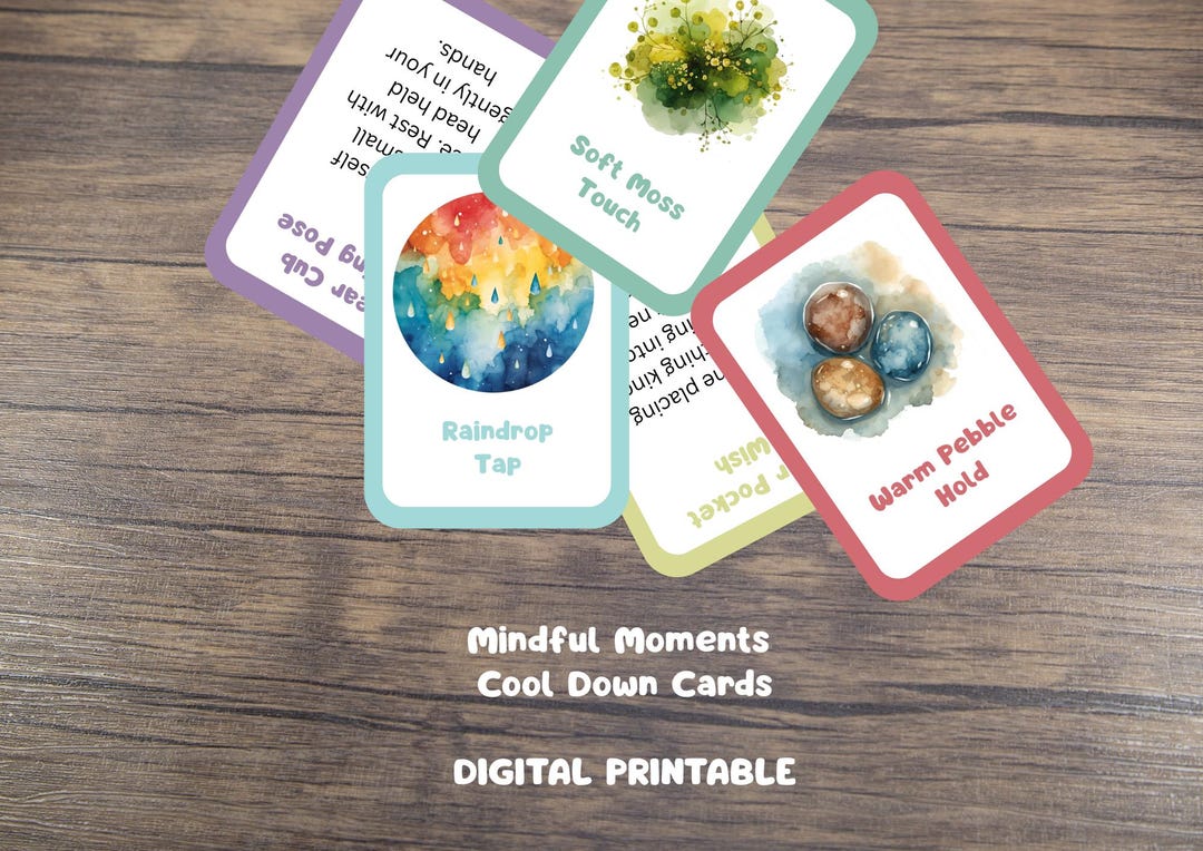 Mindful Moments Cool Down Cards - Etsy