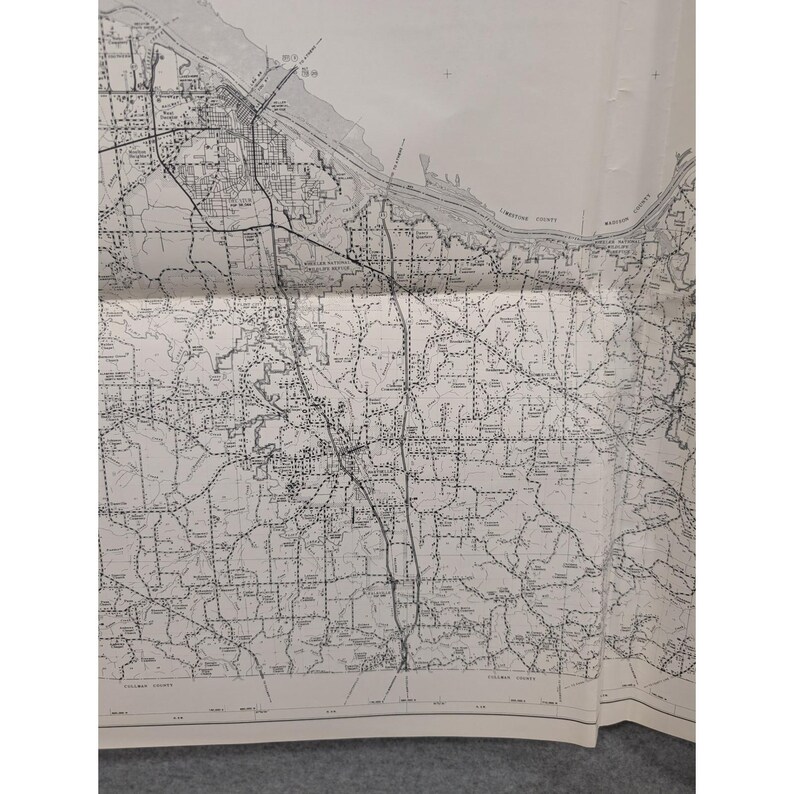 VTG 1975 General Highway Map Morgan County Alabama Cartography Decor 24 ...