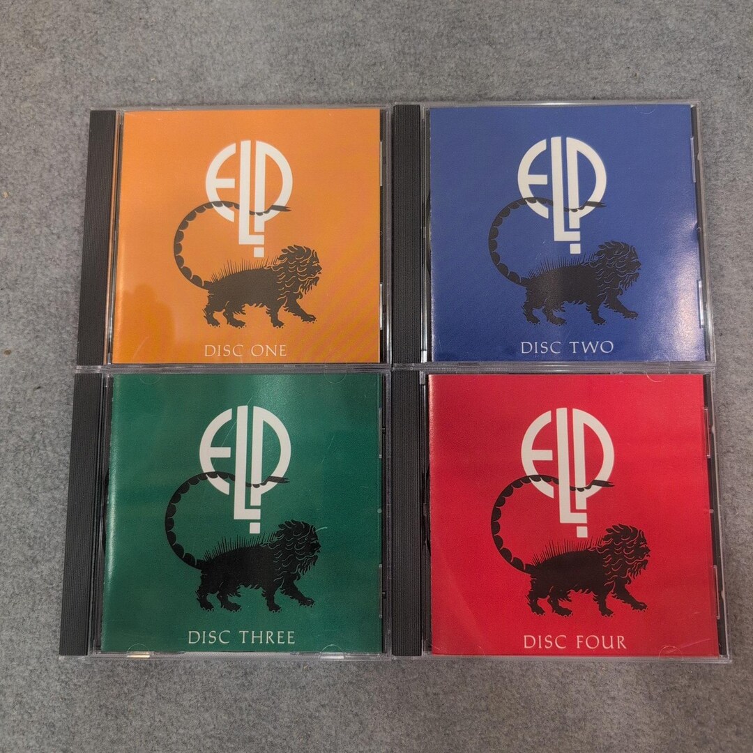 Emerson Lake & Palmer the Return of the Manticore 4 CD Box Set Victory ...