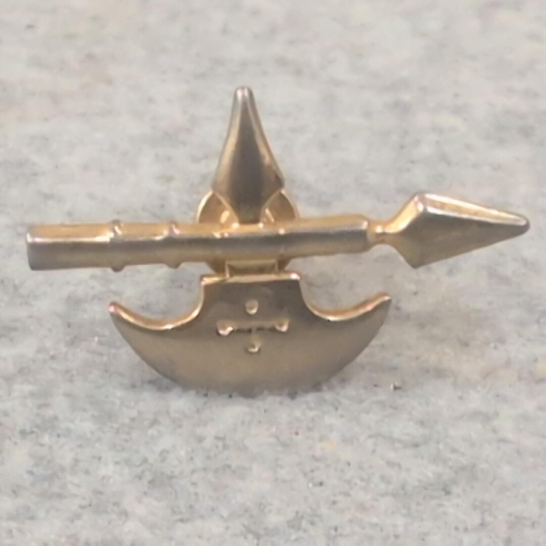 Hickok Mfg Co Usa Gold Tone Halberd Axe Spear Cufflinks - Etsy