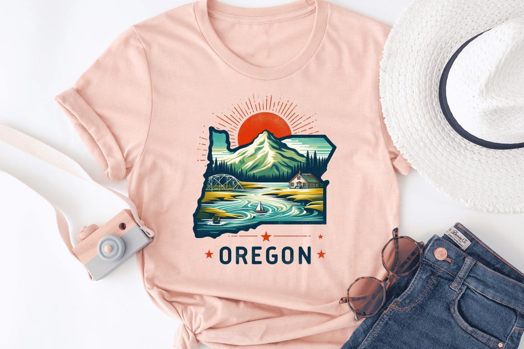Oregon State Shirt, Oregon State Map Hoodie, Oregon Trip Gift, Oregon ...