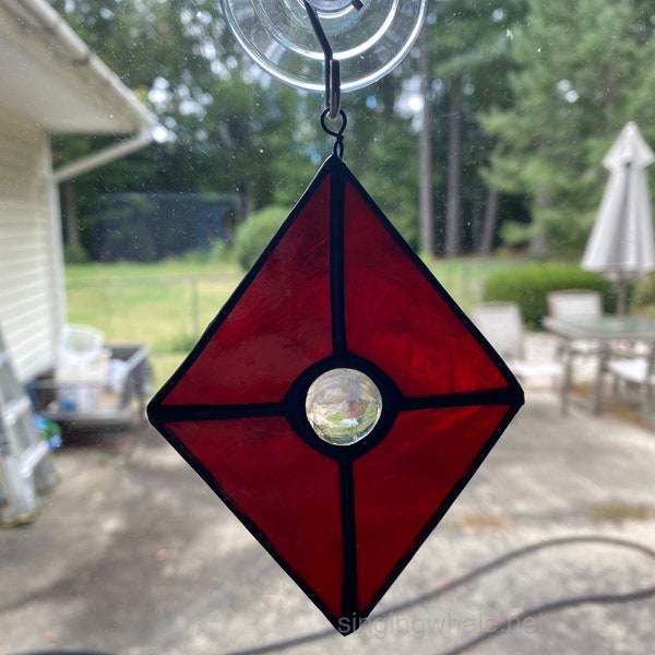 Stained Glass Windows With Diamond Shape - Etsy