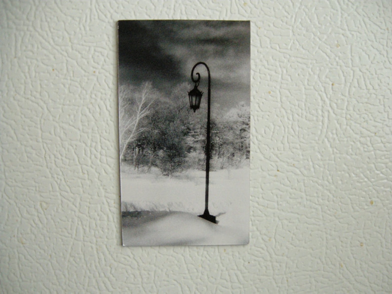 Photo Magnet Wellesley College Lamp Post Black and White | Etsy