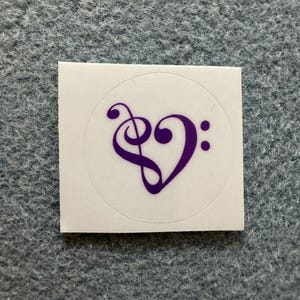 SING Musical Notation Vinyl Sticker - Water Bottle, Laptop Decoration ...