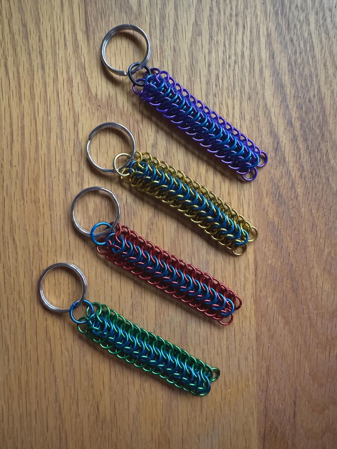 Blue and Class Color Keychains, Dragonback - Purple, Red, Yellow, Green ...
