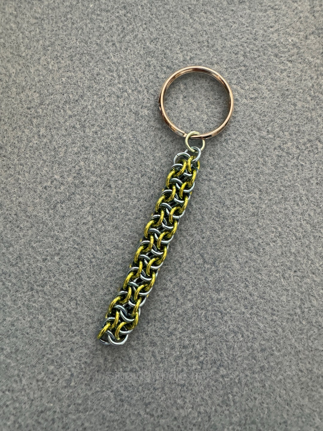 Handmade Fidget and Stress Chainmail Toy - Blue & Green, Distraction ...