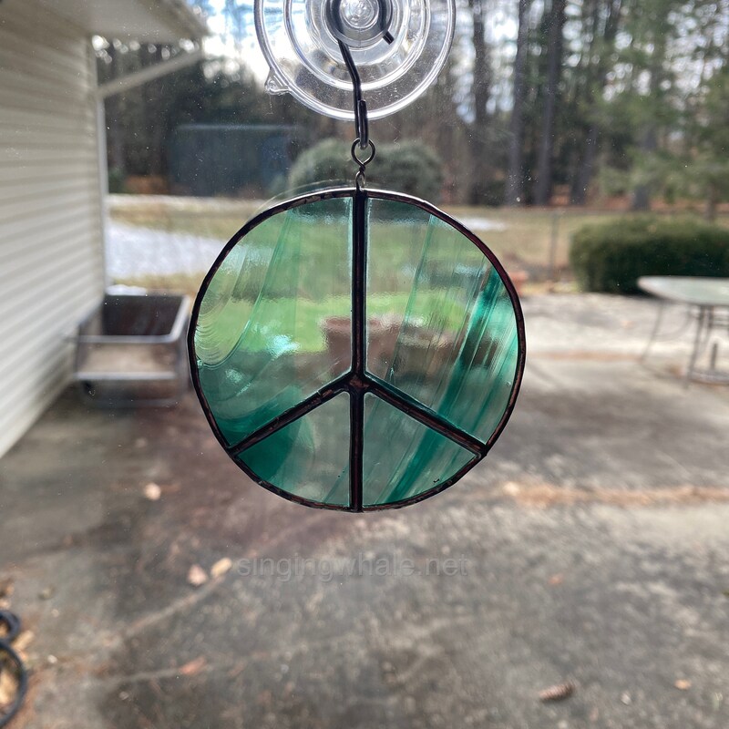 Peace Sign Stained Glass - Etsy