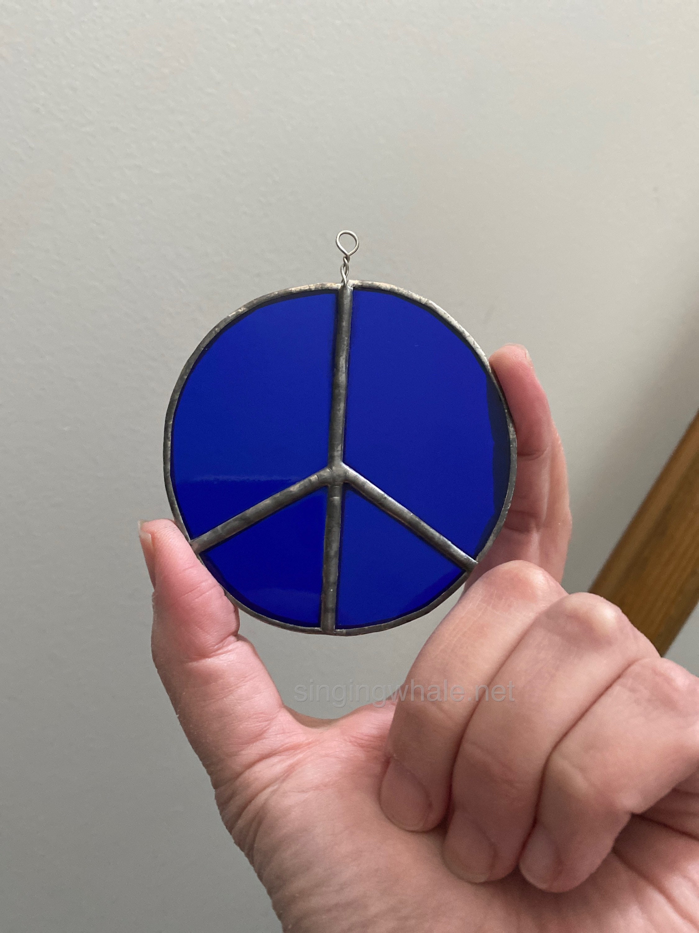 Stained Glass Peace Sign Ornaments MADE TO ORDER | Etsy