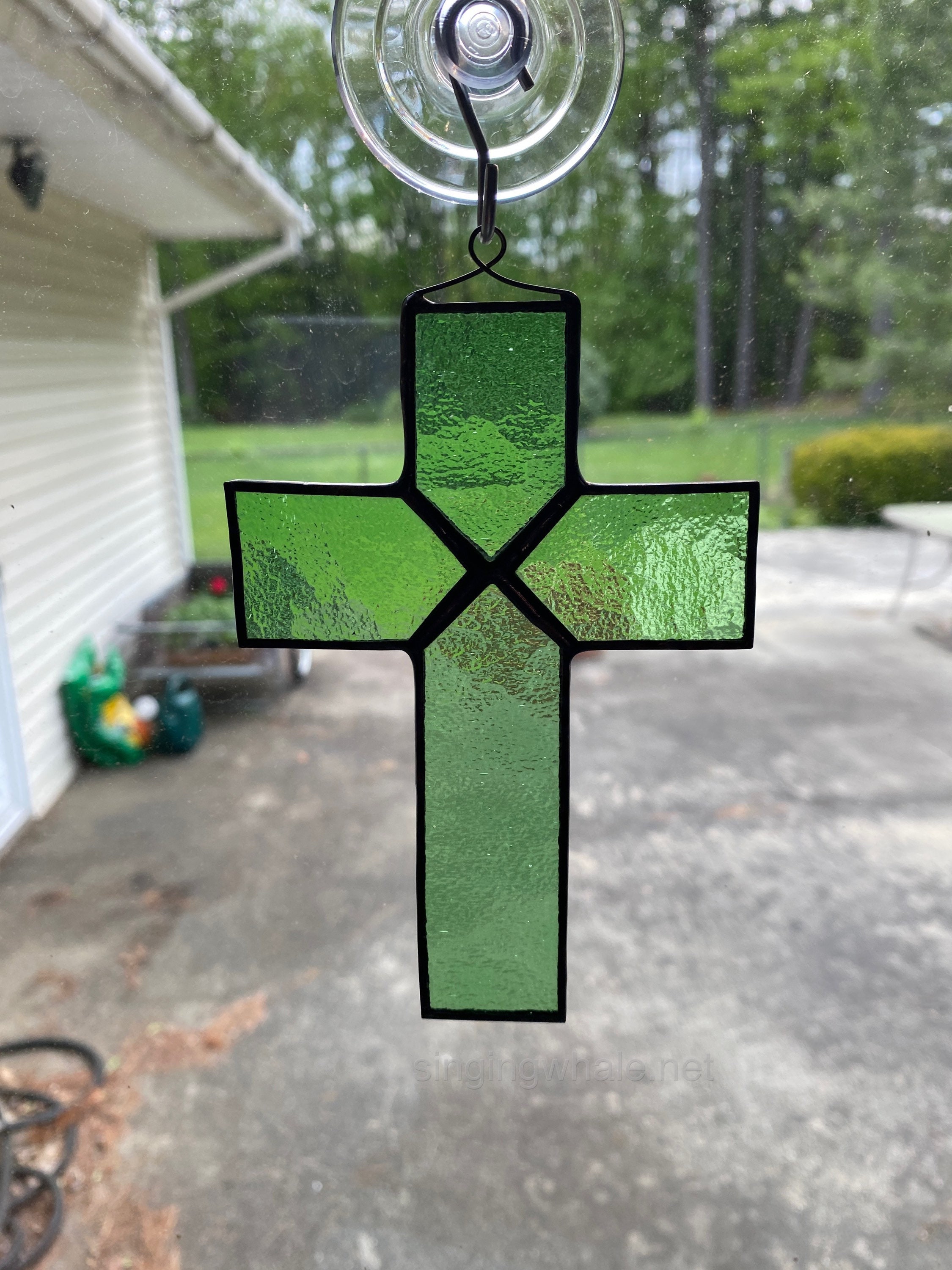 Simple Stained Glass Cross
