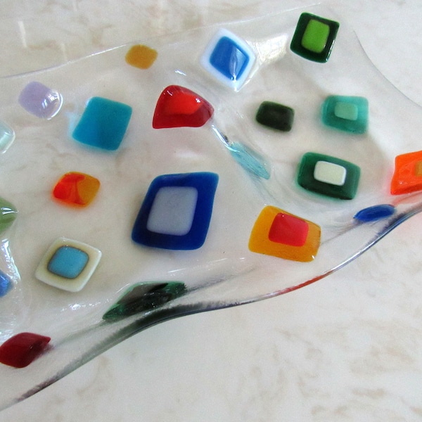 Fused Glass Plates - Etsy