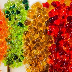 Fused Glass Fall Trees Wall Decor, Autumn Leaves Suncatcher ...