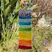 Fused Glass Rainbow Suncatcher, Personalized Rainbow Bridge Glass Art ...