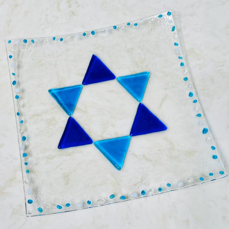Fused Glass Star - Etsy