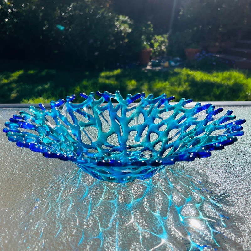 Large Studio Glass Bowl - Etsy