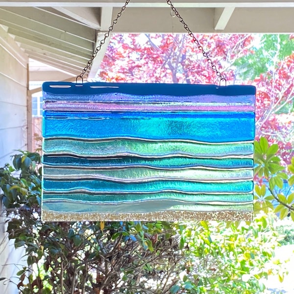 Sea Glass Window Art - Etsy