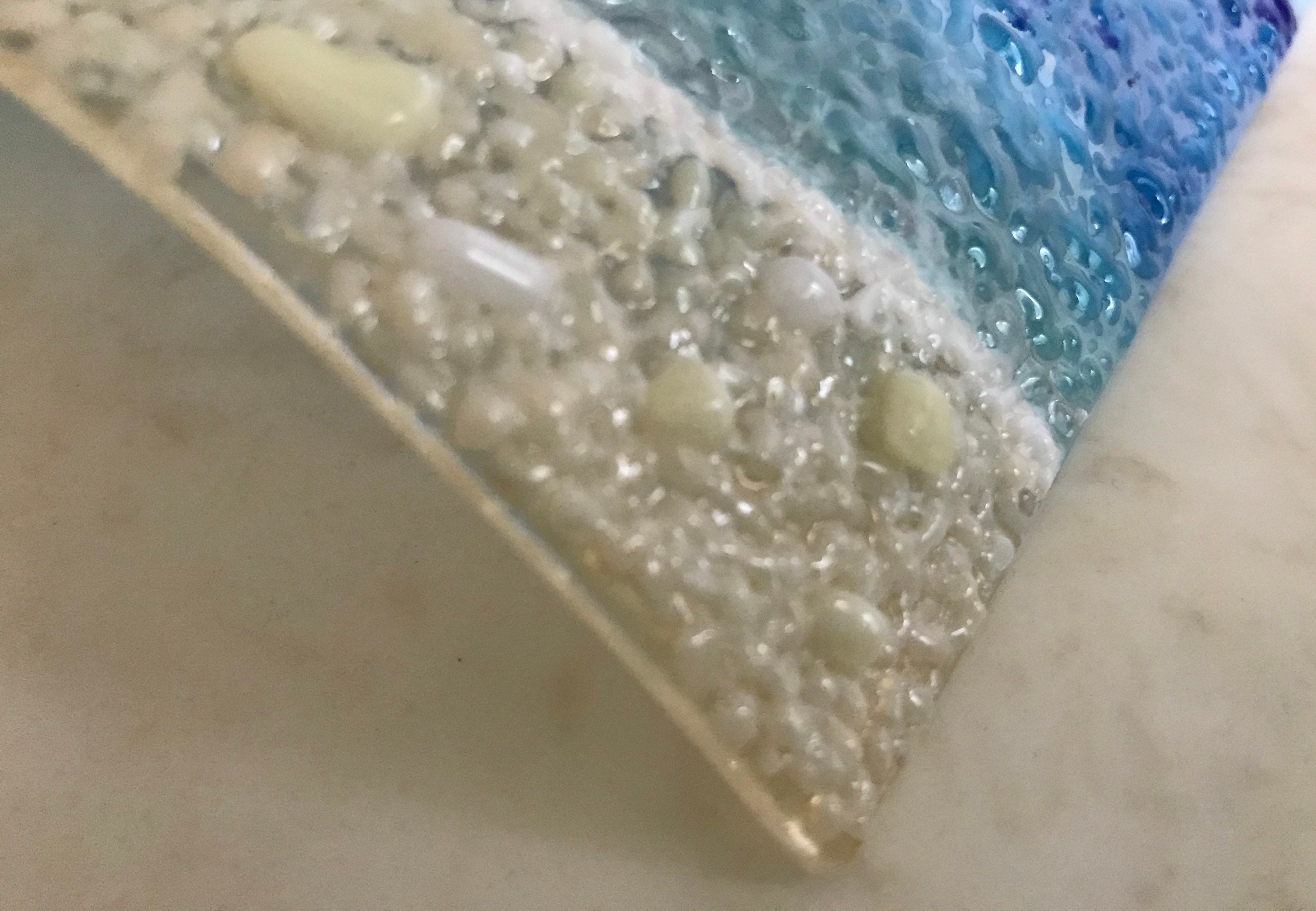 Fused Glass Ocean Wave Free Standing Glass Wave Art Beach - Etsy Canada