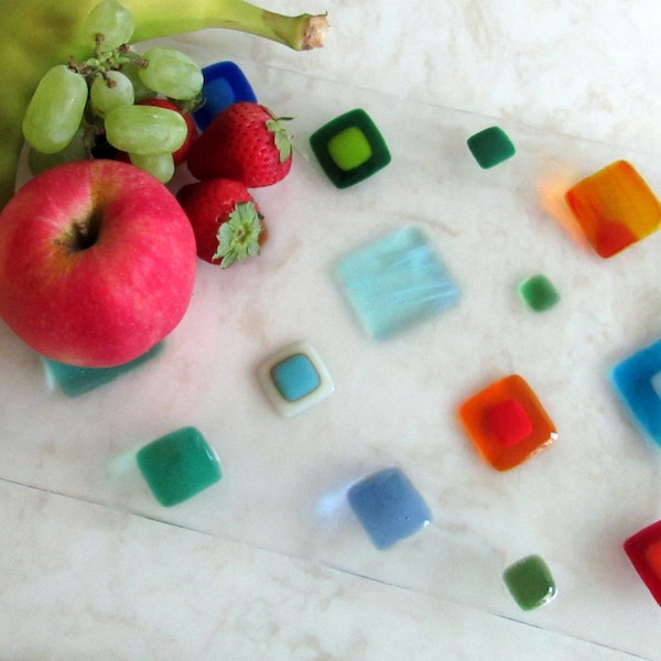 Fused Glass Platter - Etsy