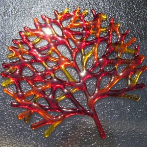 Sea Coral Wall Decor, Fused Glass Branching Coral, Sea Coral Wall Art ...
