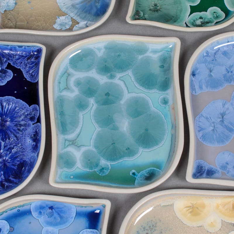 Crystalline Pottery - Etsy