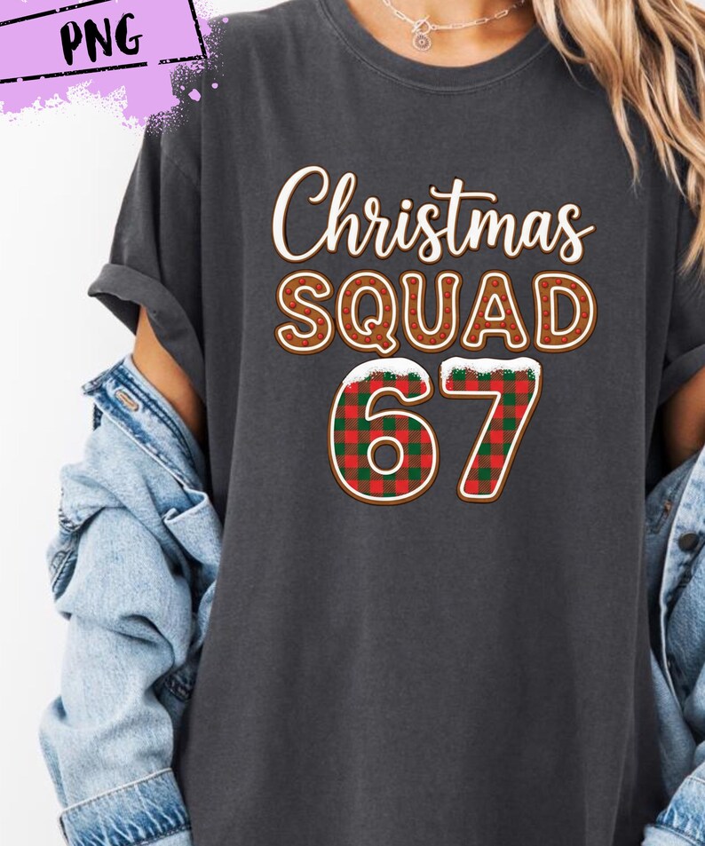 Funny 67 Six Seven Meme PNG: Brainrot Xmas(digital Download) - Etsy UK