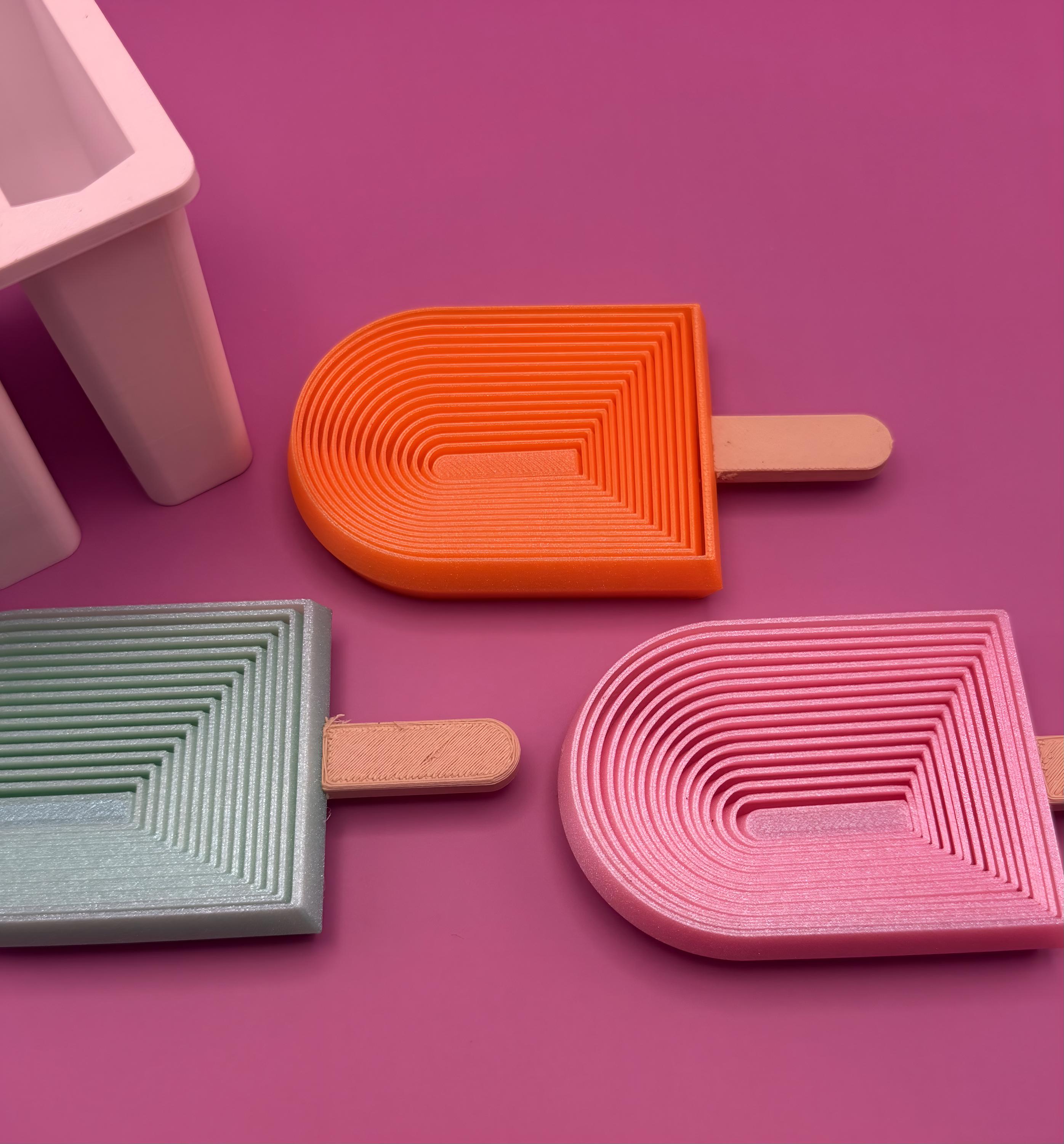 3D Printed Popsicle Fidget Toy: Layered Sensory Stress Relief - Etsy