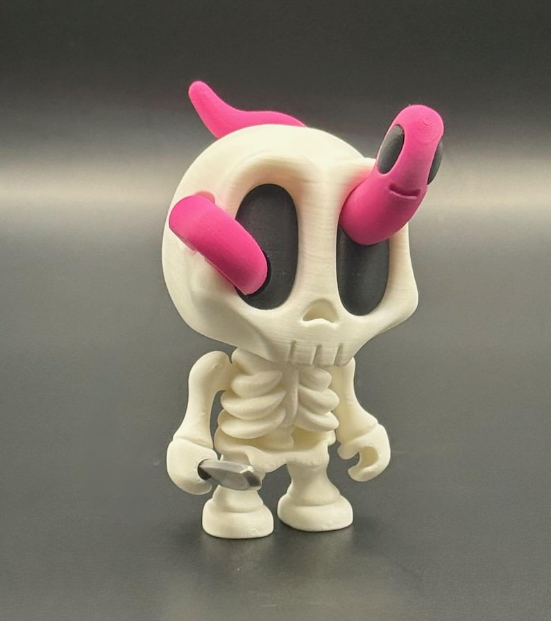 3D Printed Articulating Blob Skeleton: Spooky Halloween Decor - Etsy