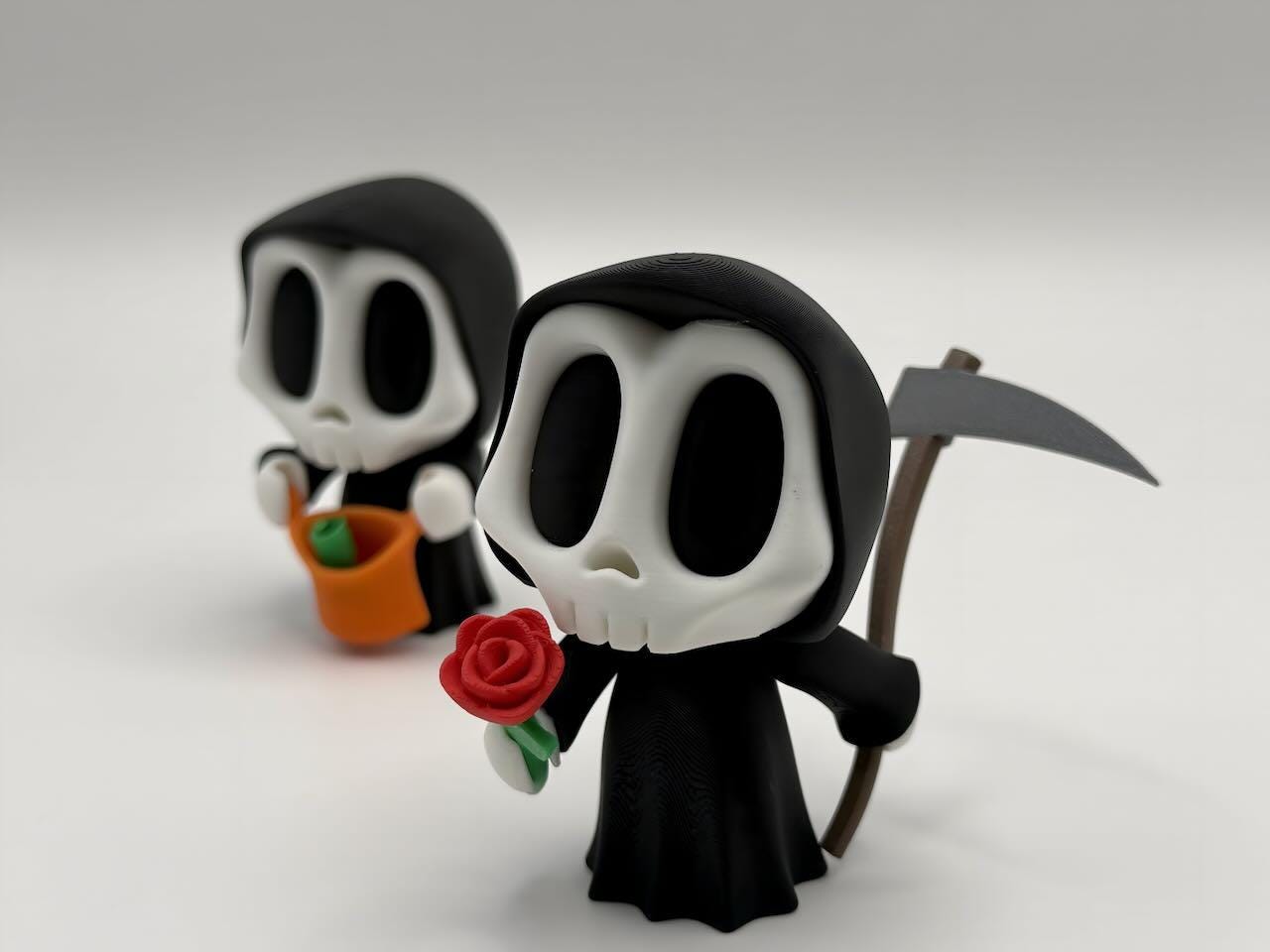 3D Printed Articulating Blob Skeleton: Spooky Halloween Decor - Etsy