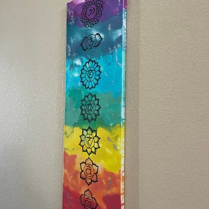 Chakra Painting Seven 7 Chakras Original Wall Art Wall Hanging Yoga Art ...
