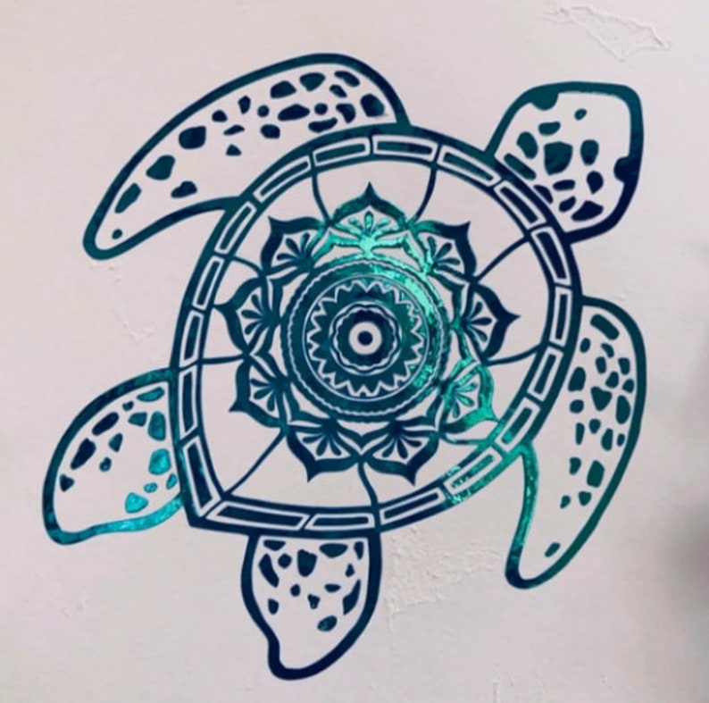 Sea Turtle Mandalas Digital Download SVG PNG Vector Cut File Flower Turtles Ocean - Etsy
