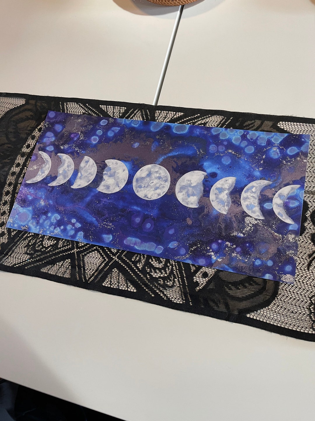 Moon Phase Wall Hanging | Moon Phases Wall Art | Moon Nursery Print ...