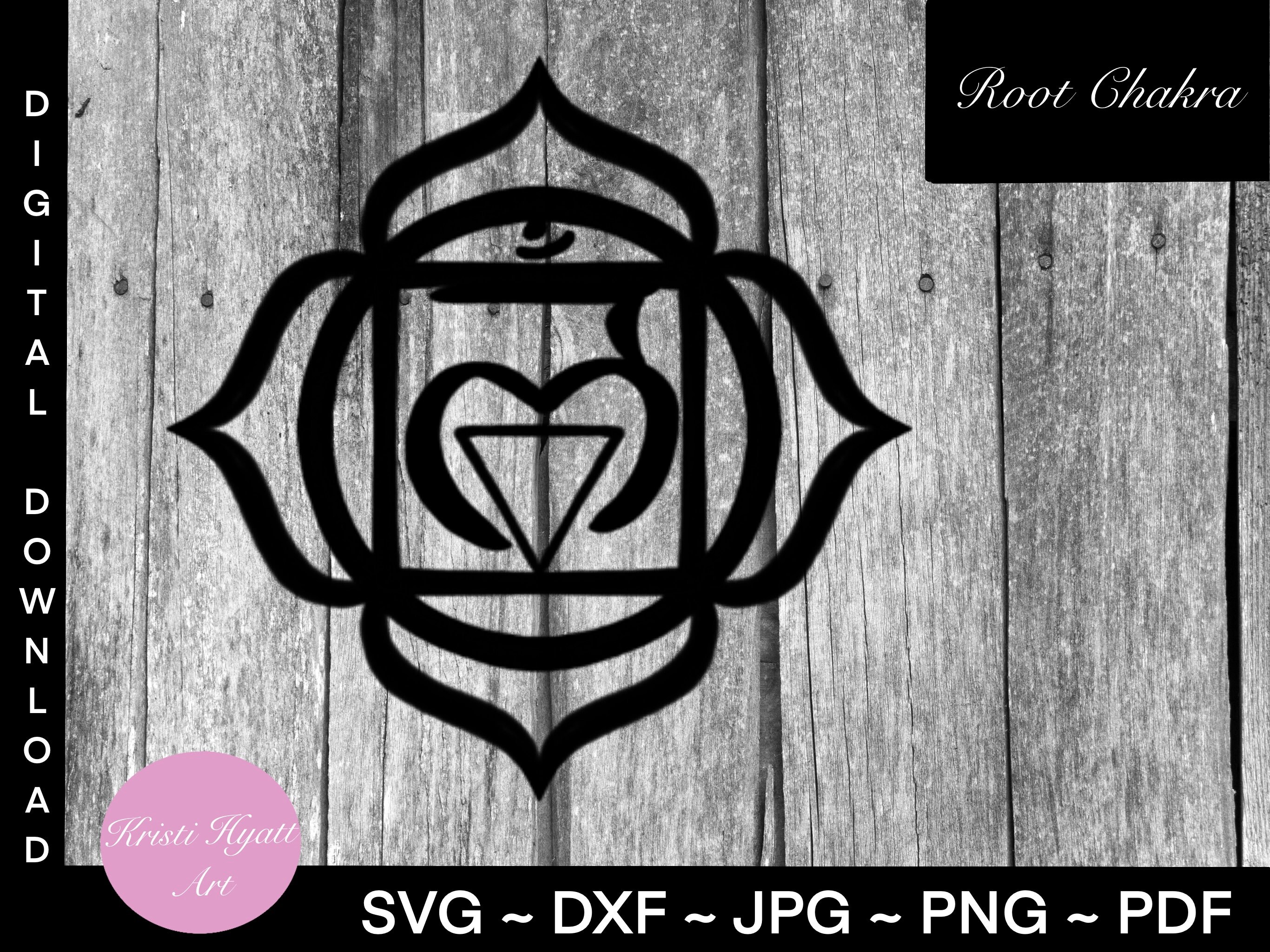 Root Chakra Chakras Digital Download SVG PNG Vector - Etsy