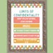 Limits of Confidentiality Office Sign for School Psychologists, Social ...