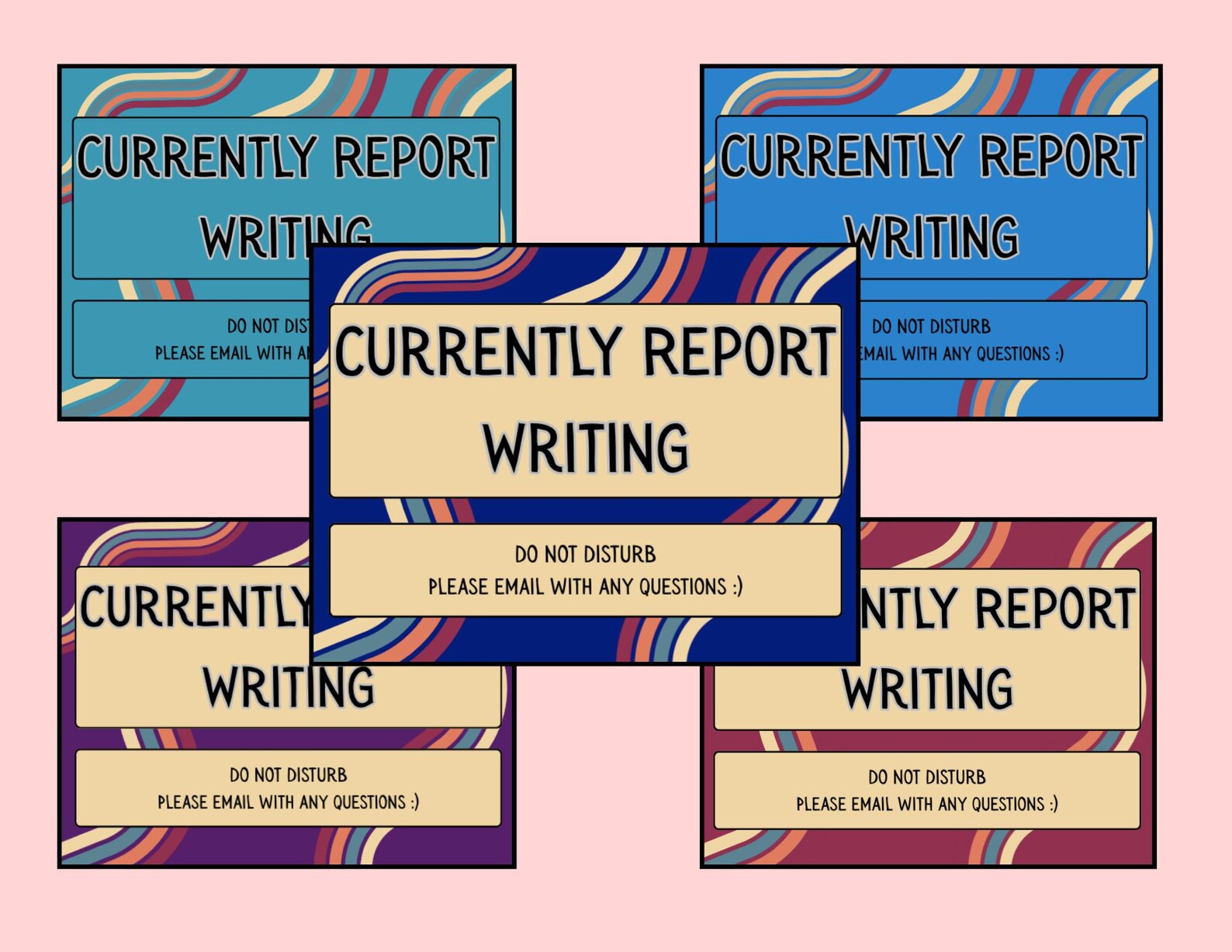 Report Writing Do Not Disturb School Psychologist Social Worker Teacher ...