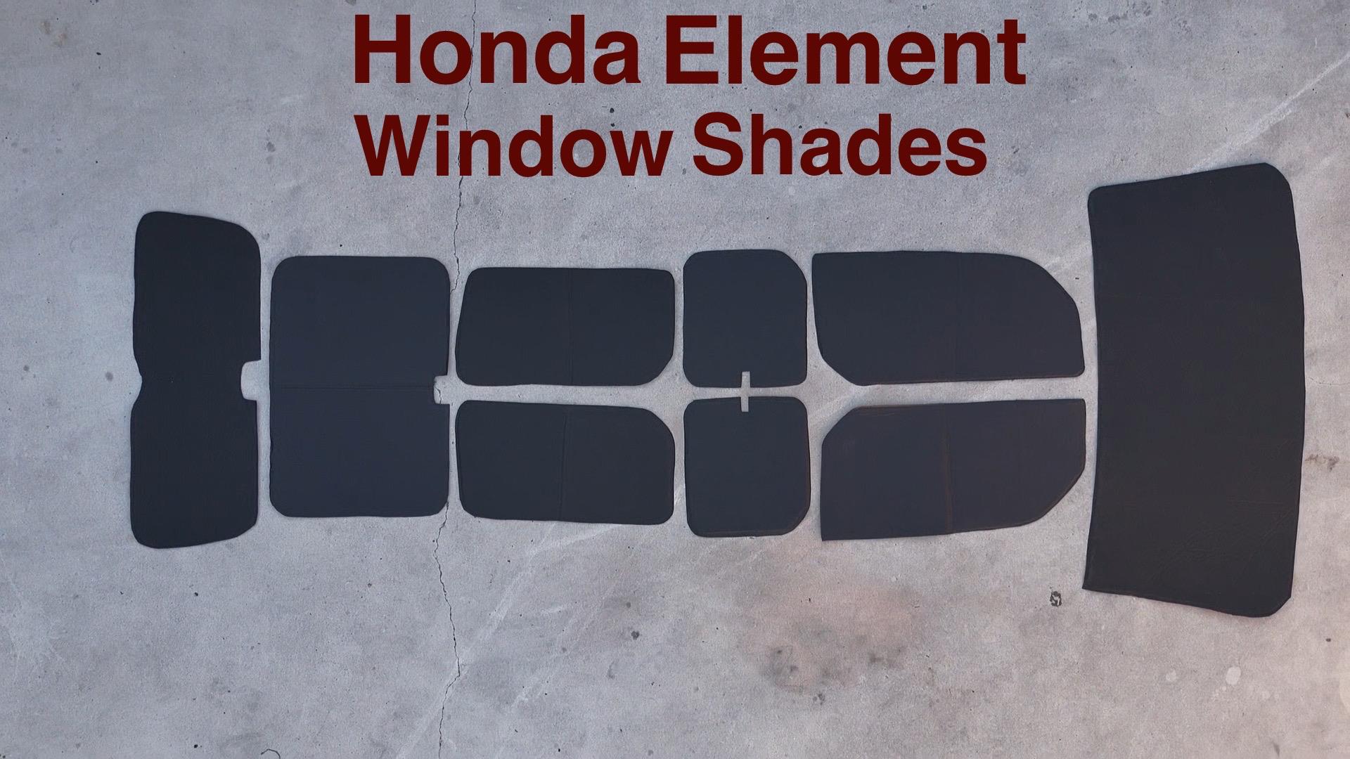 Honda Element Window Covers