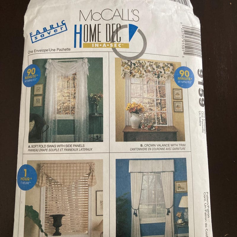 Drapery Patterns - Etsy