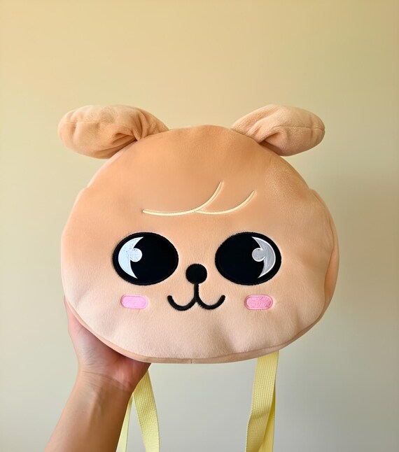 Skzoo Plush Mini Backpack – Stray Kids K-Pop Bag - Gem