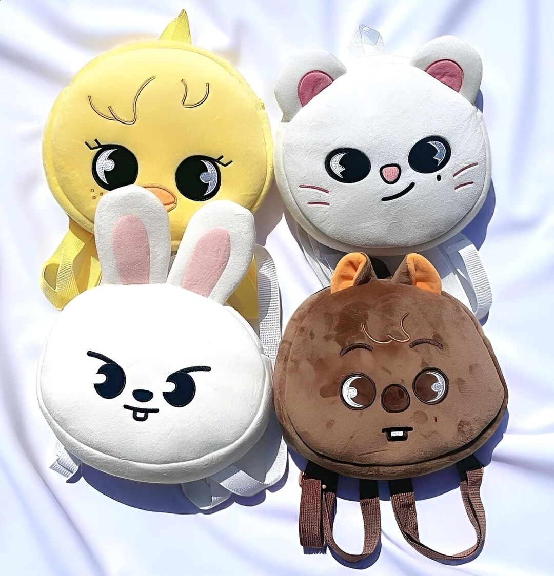 Stray Kids Skzoo Plush Backpack - Etsy UK