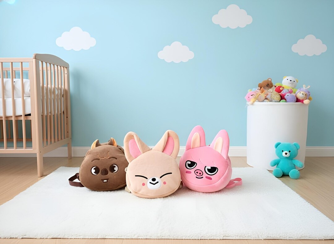 Stray Kids Skzoo Plush Backpack - Skzoo Stray Kids Bag - Etsy