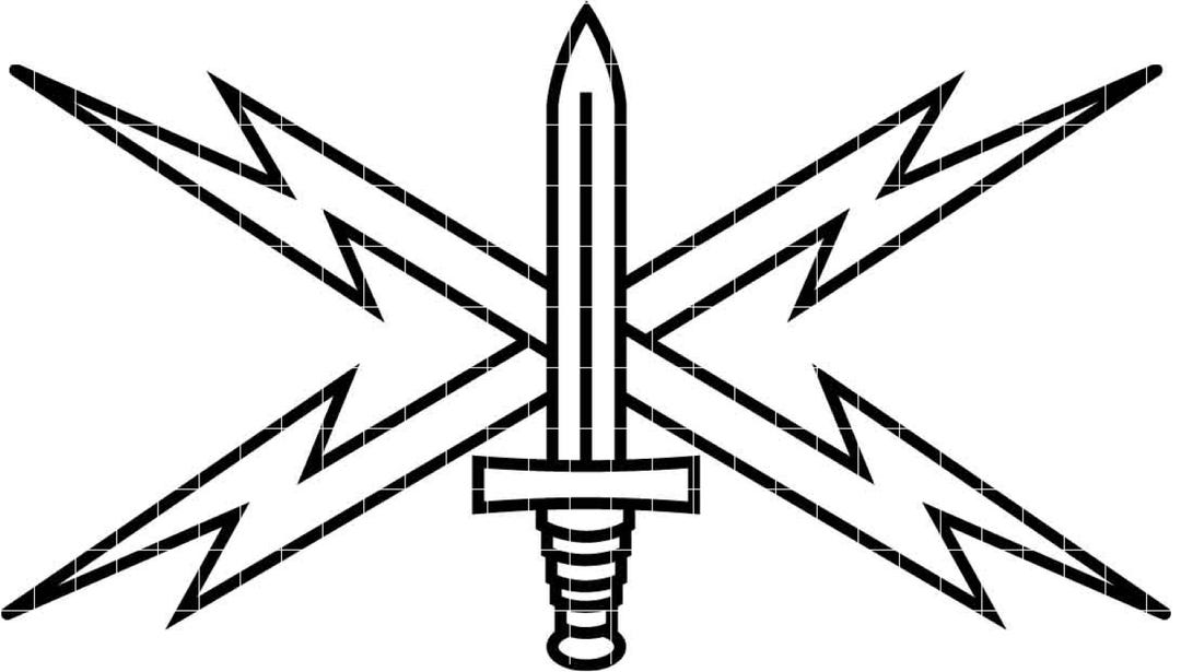 Us Army Cyber Corps Patch Vector File Cnc Laser Cutting, Wood, Metal ...