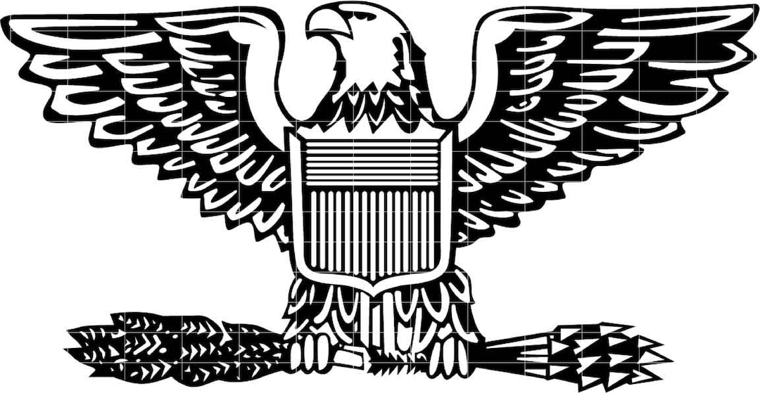 Colonel Insignia Vector File Cnc Laser Cutting, Wood, Metal Engraving ...